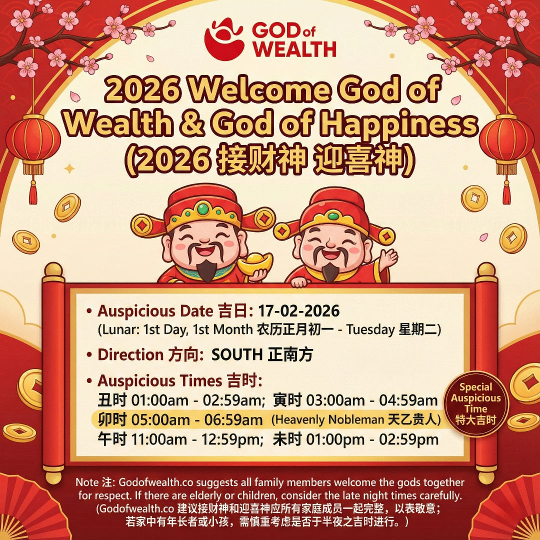 How to Receive the God of Wealth 2026: Step-by-Step Guide